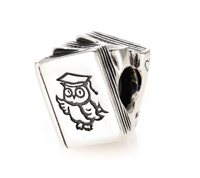 PANDORA Silver Study Books Charm 790536 | John Greed Jewellery